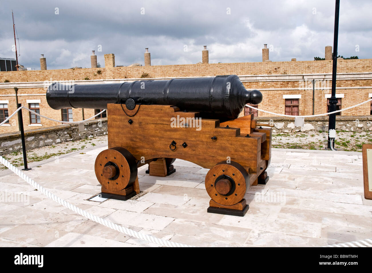 An English 24 pounder Armstrong pattern cannon cast in 1774 by Bersham ...