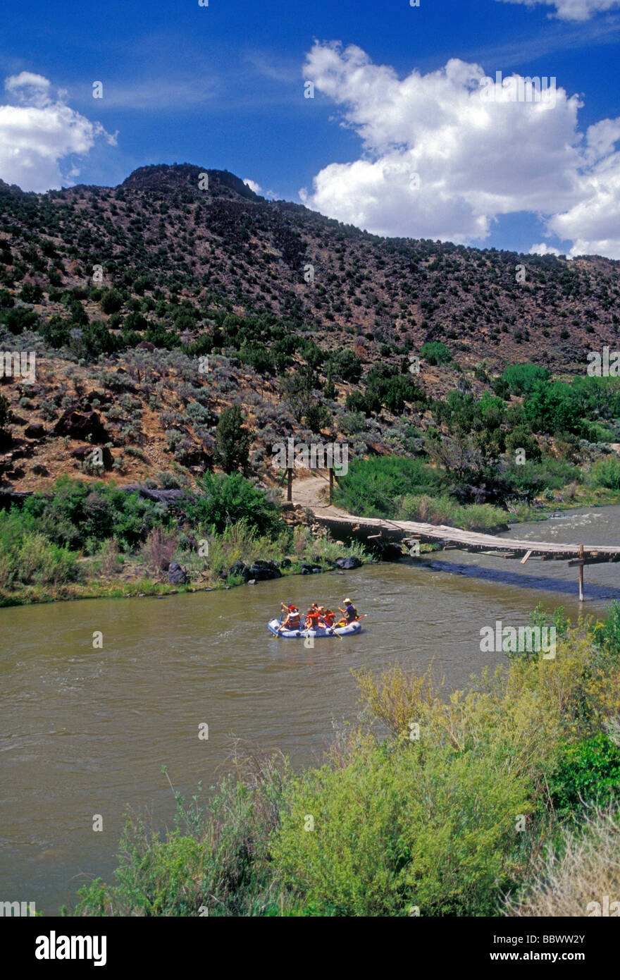 tourists, river rafter, river rafters, river rafting, Rio Grande, near ...