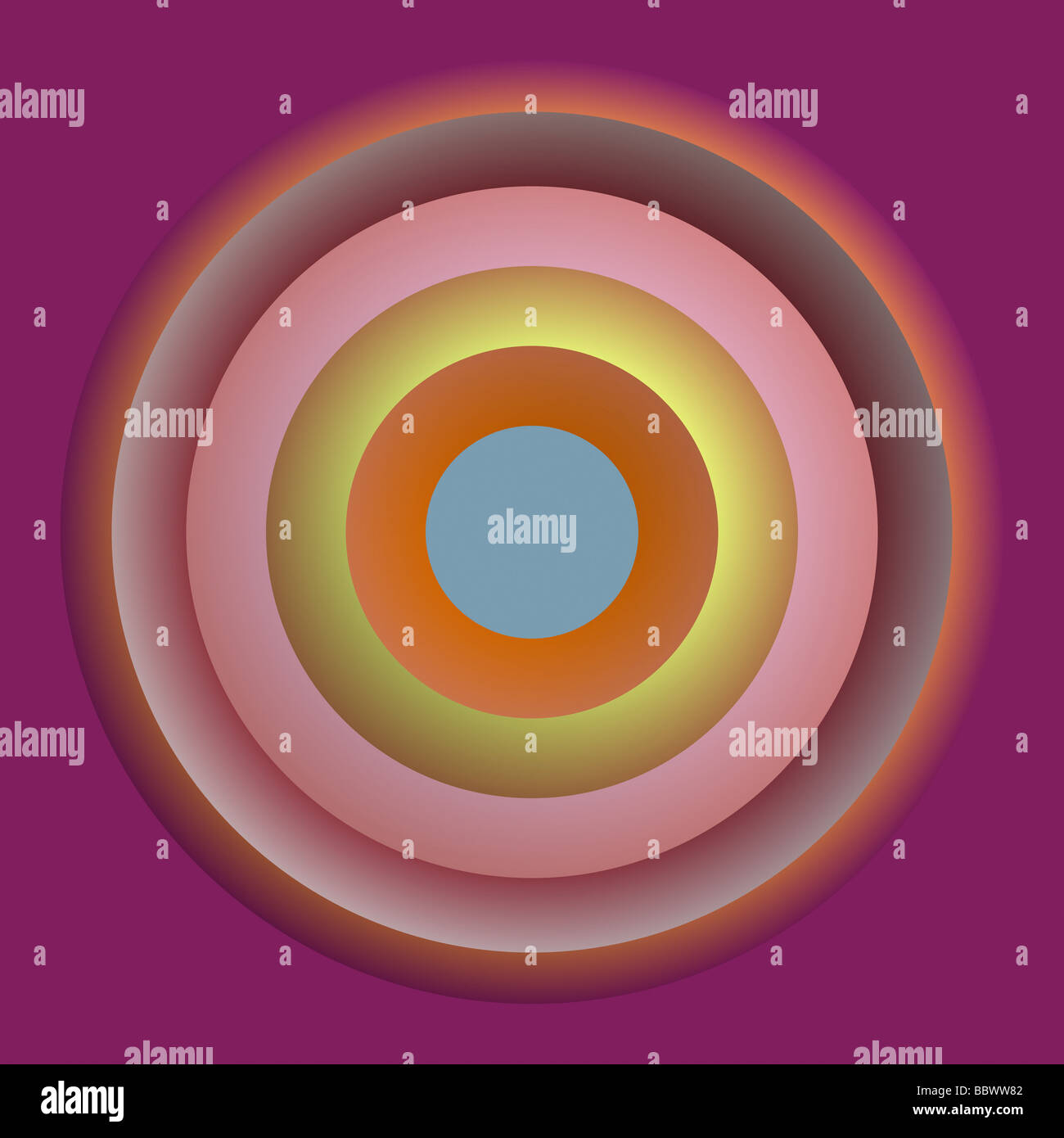 Round circles of color abstract illustration Stock Photo - Alamy