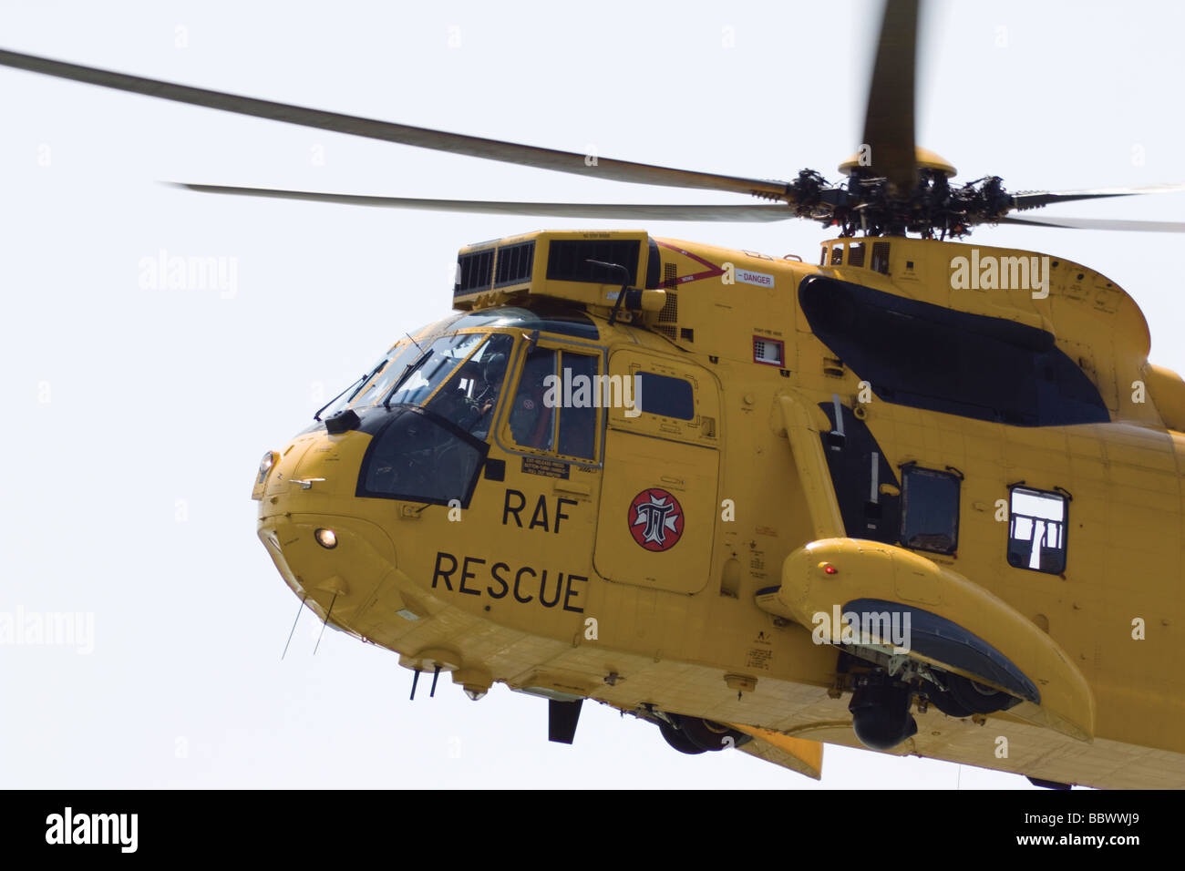 RAF Search and Rescue Sea King Stock Photo - Alamy