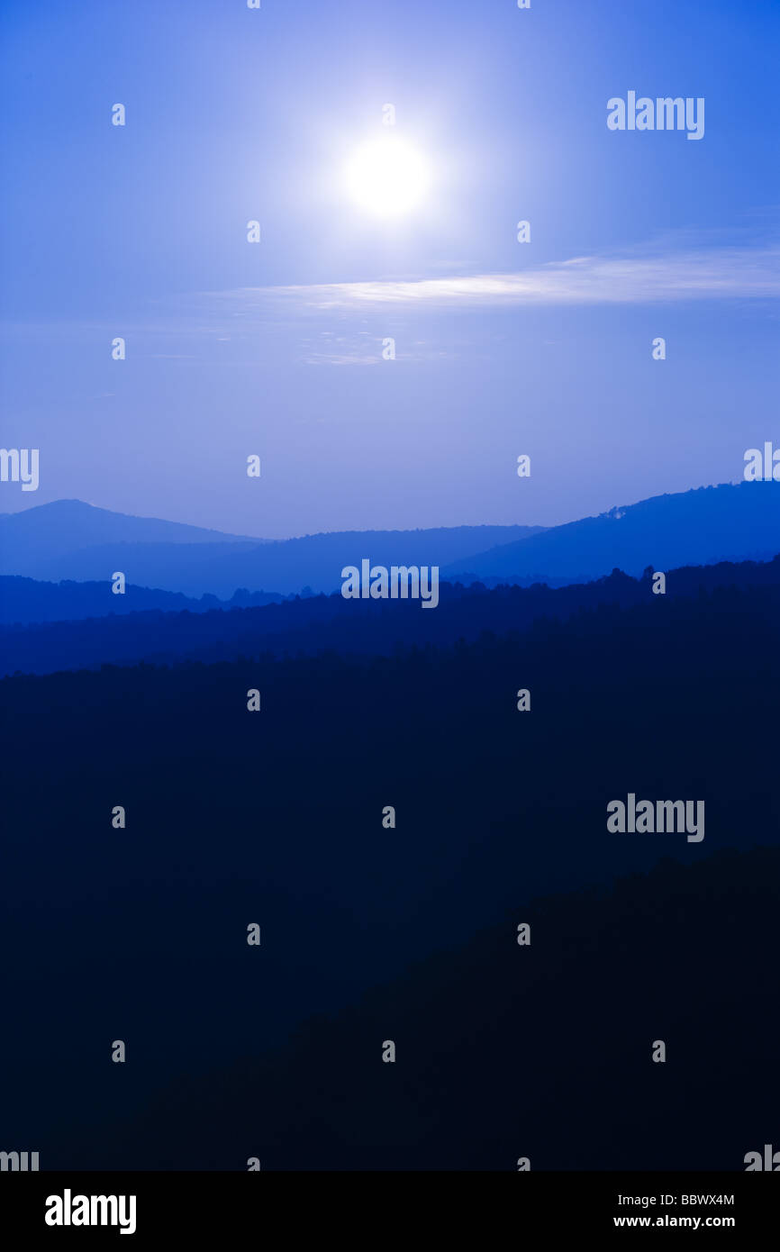 Mountain sunset appalachain mountains hi-res stock photography and ...