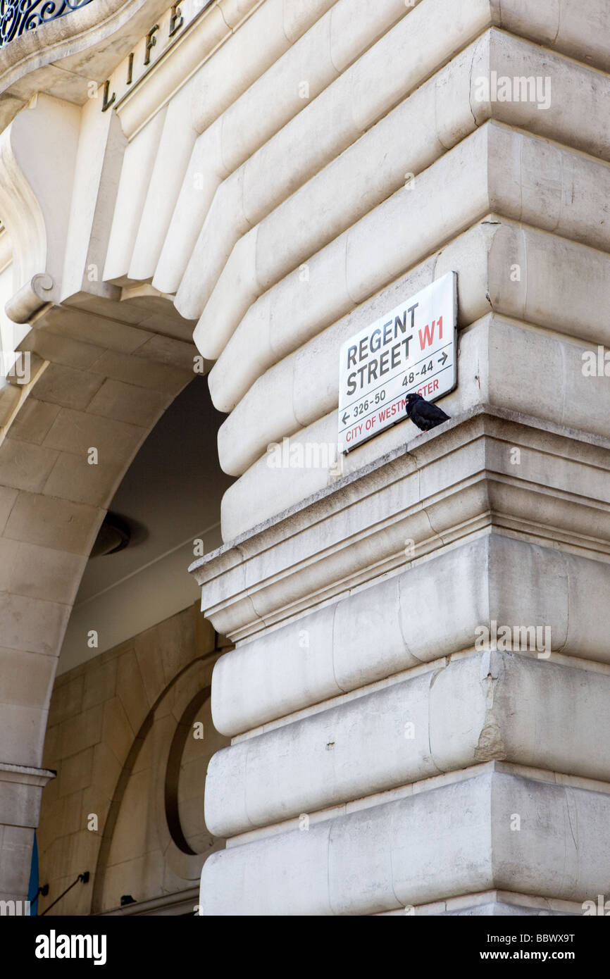 Regent street road sign hi-res stock photography and images - Alamy