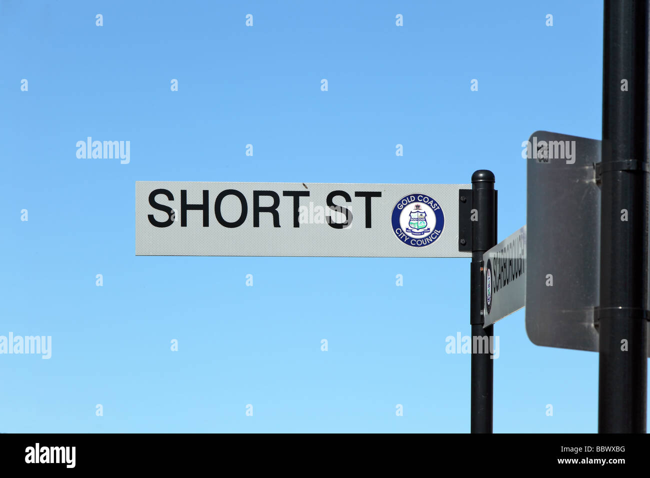 Street sign for short street Stock Photo - Alamy
