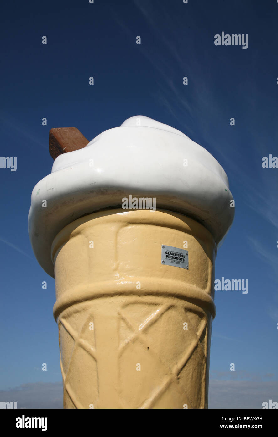A giant fibreglass ice cream cone Stock Photo - Alamy