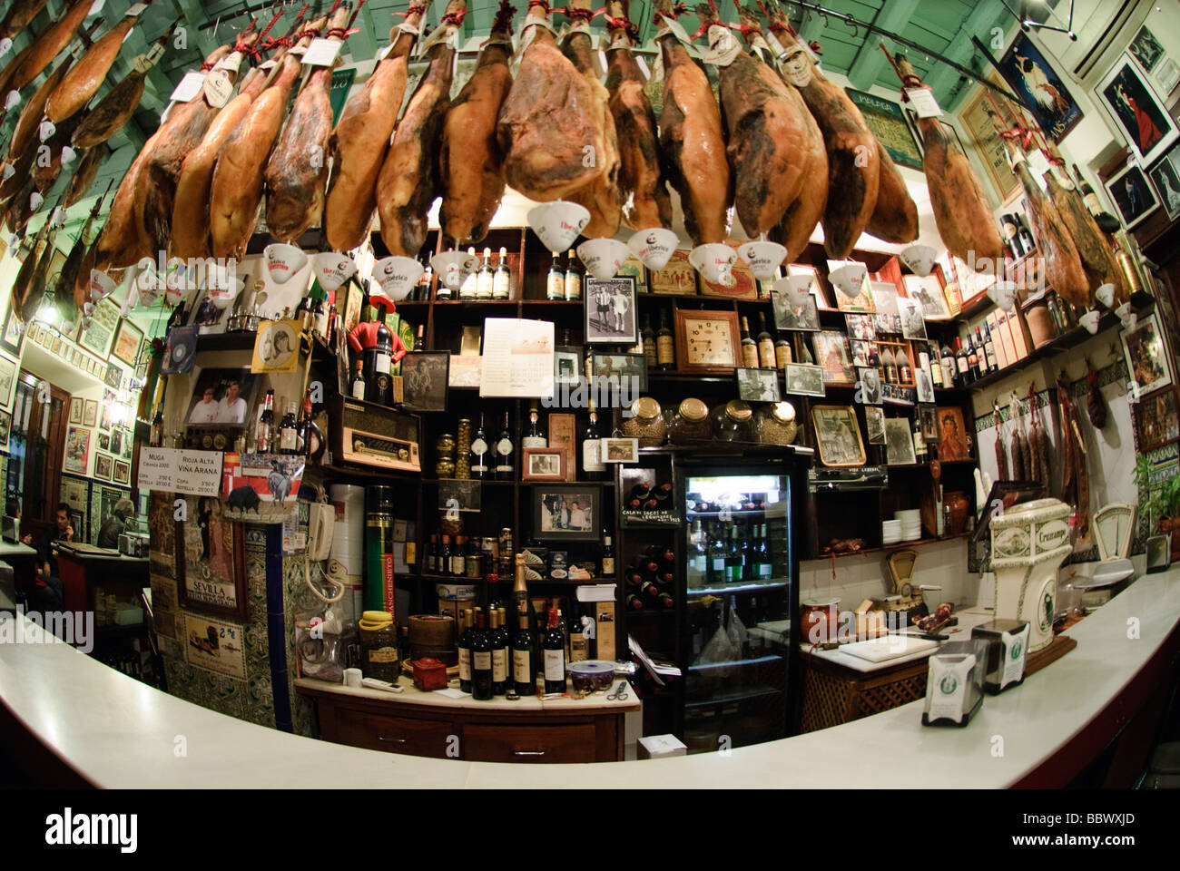 Ham hams hanging ceiling hi-res stock photography and images - Alamy