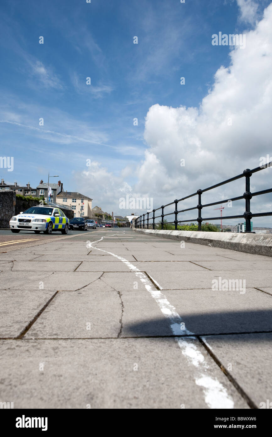 white lines plymouth. graffiti university of plymouth. painted in ...
