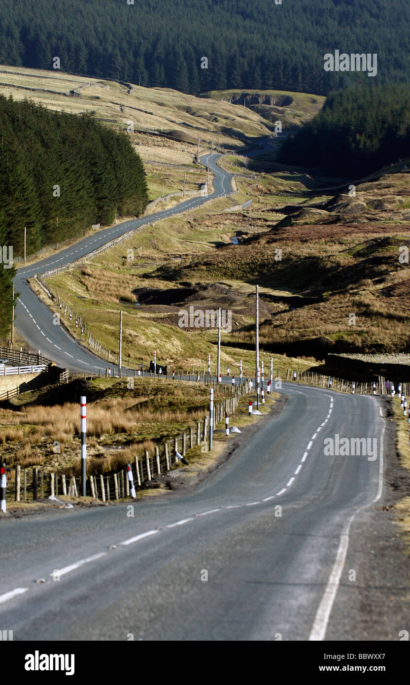 A689 heading towards Stanhope Stock Photo - Alamy