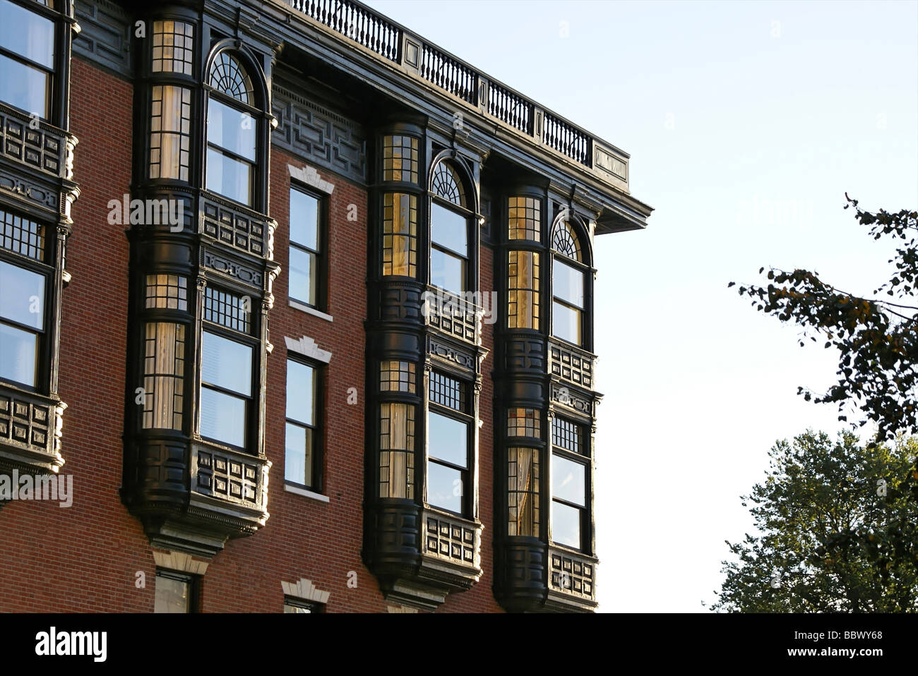 Stately victorian brick building hi-res stock photography and images ...