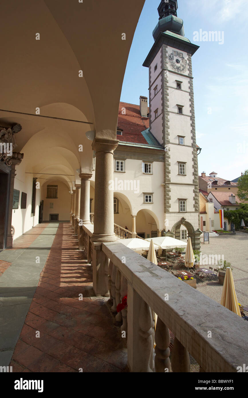 Landhaus, seat of the Carinthian parliament, Klagenfurt, Carinthia ...