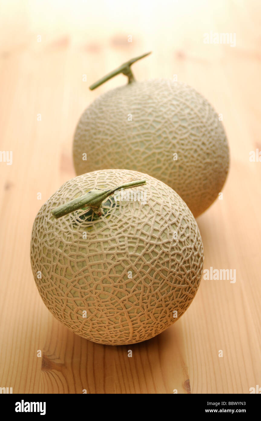 Two muskmelons hi-res stock photography and images - Alamy