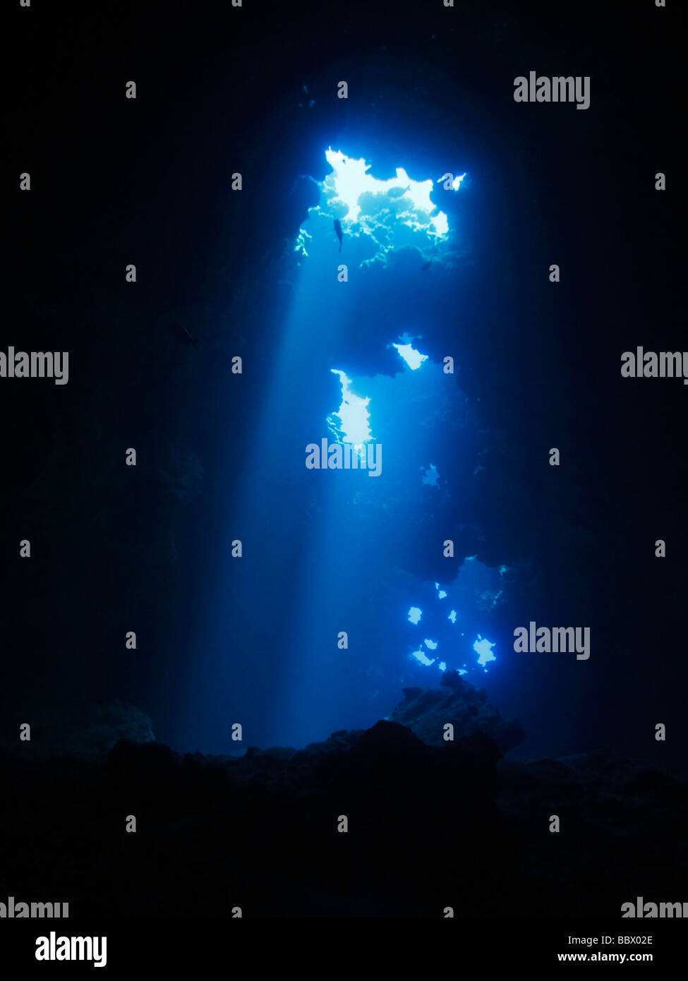 Underwater cave diving hawaii hi-res stock photography and images - Alamy