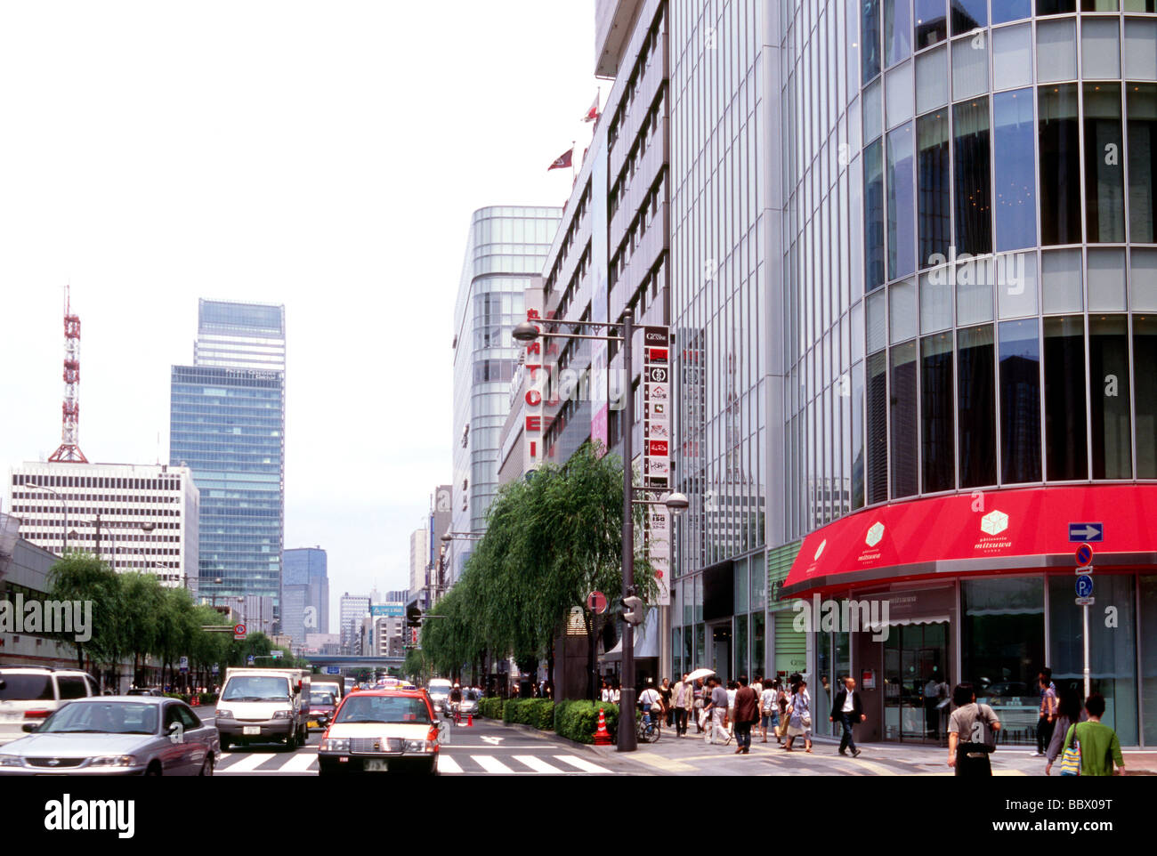 Nishiginza Street, Tokyo, Japan Stock Photo - Alamy