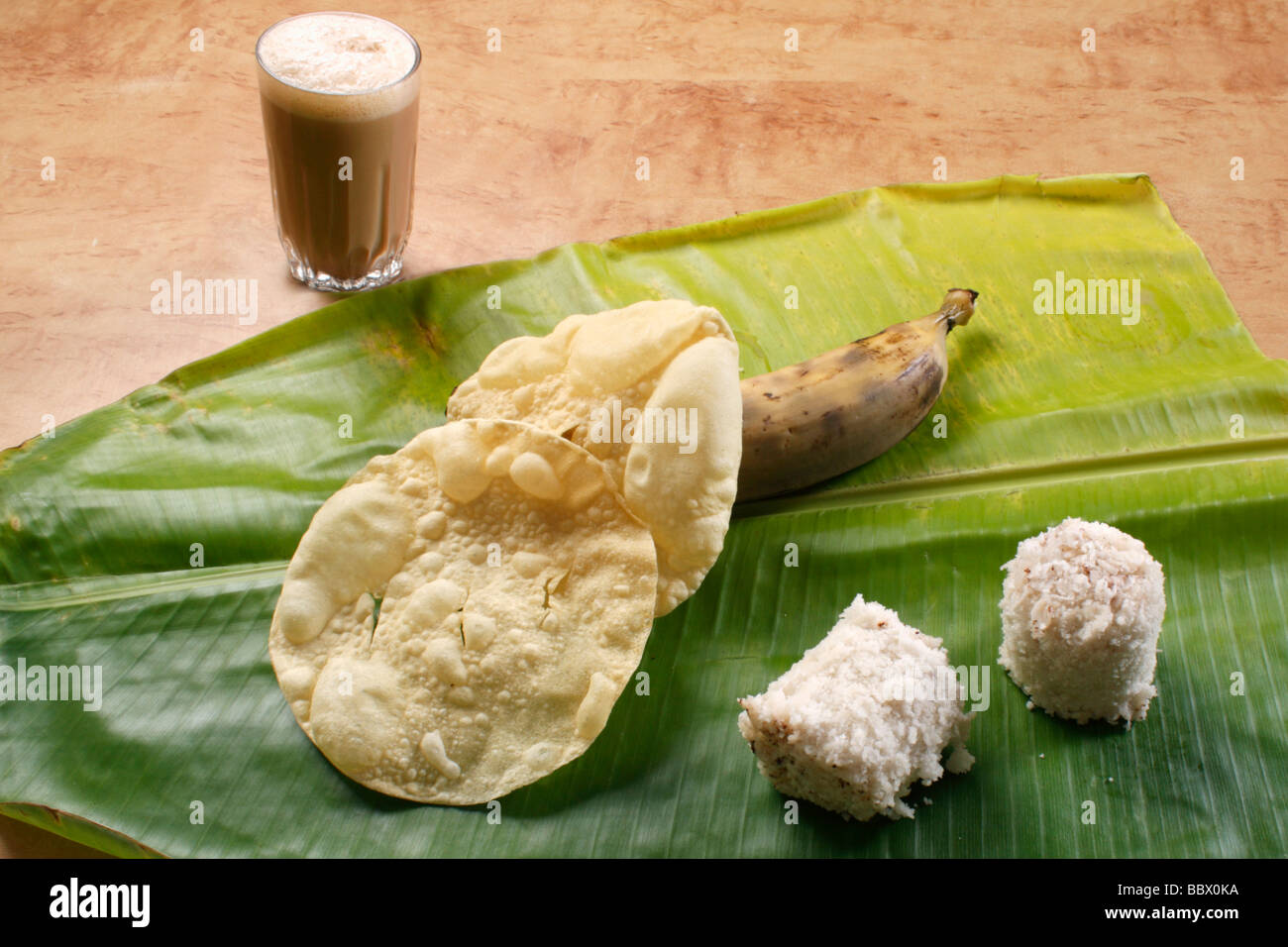 Puttu papad is pure Vegetarian dish which is prepared from rice served ...