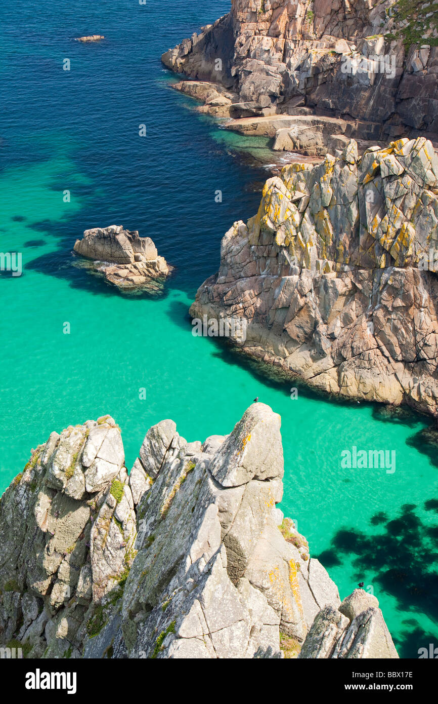 Cornish coastal scenery near Pendeen Cornwall UK Stock Photo - Alamy