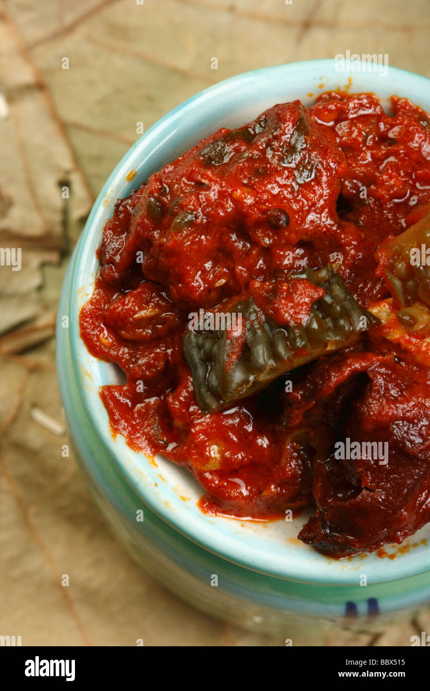 Karela achar is an Indian Pickle made of Karela or Bitter Melon Stock ...