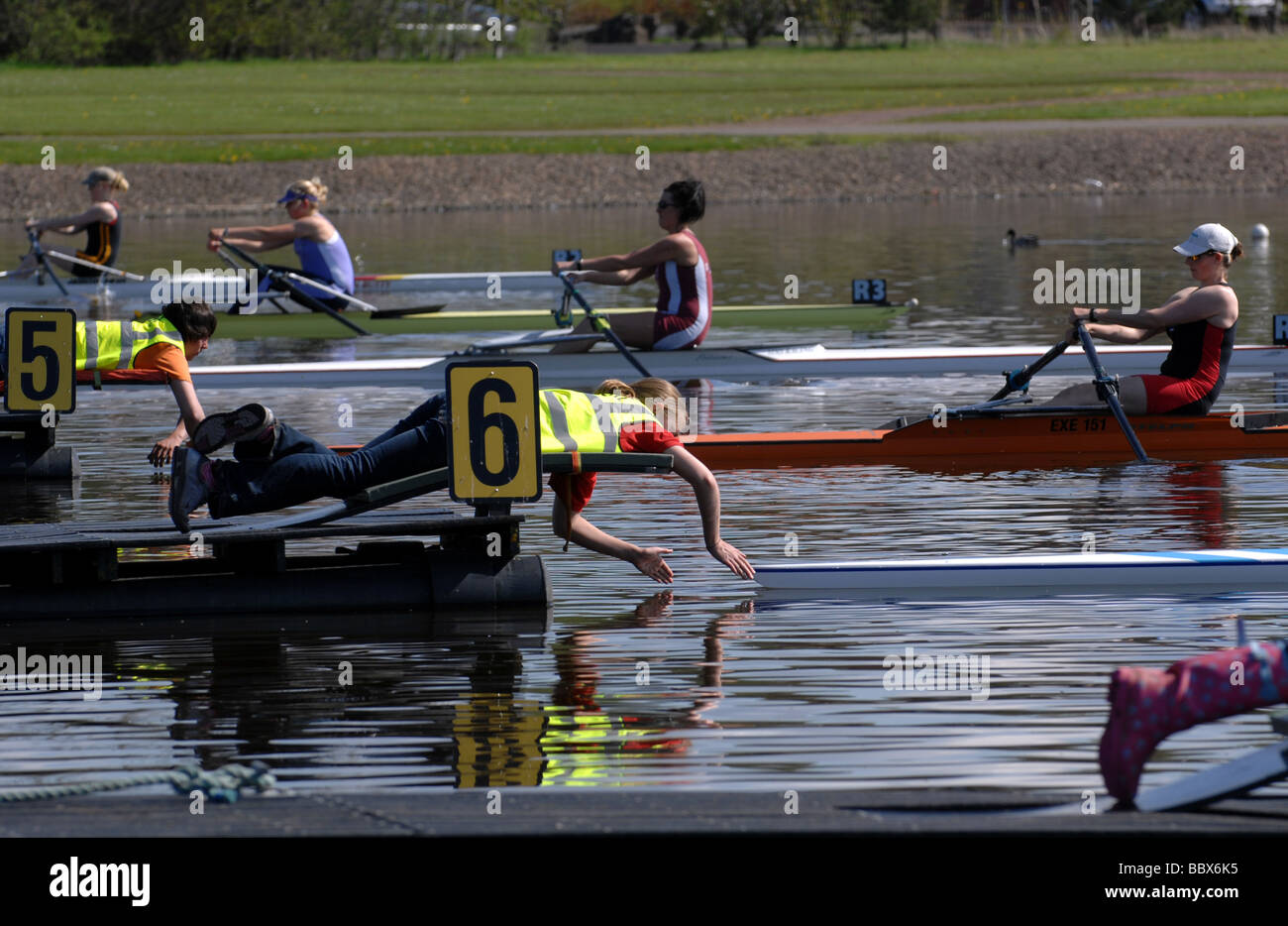 Competitive rowing and sculling event Stock Photo - Alamy