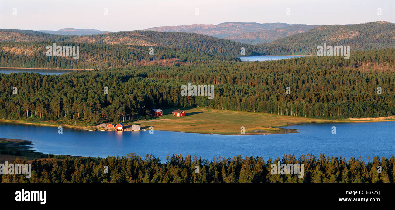Archipelago in the summer Hoga Kusten Angermanland Sweden Stock Photo ...