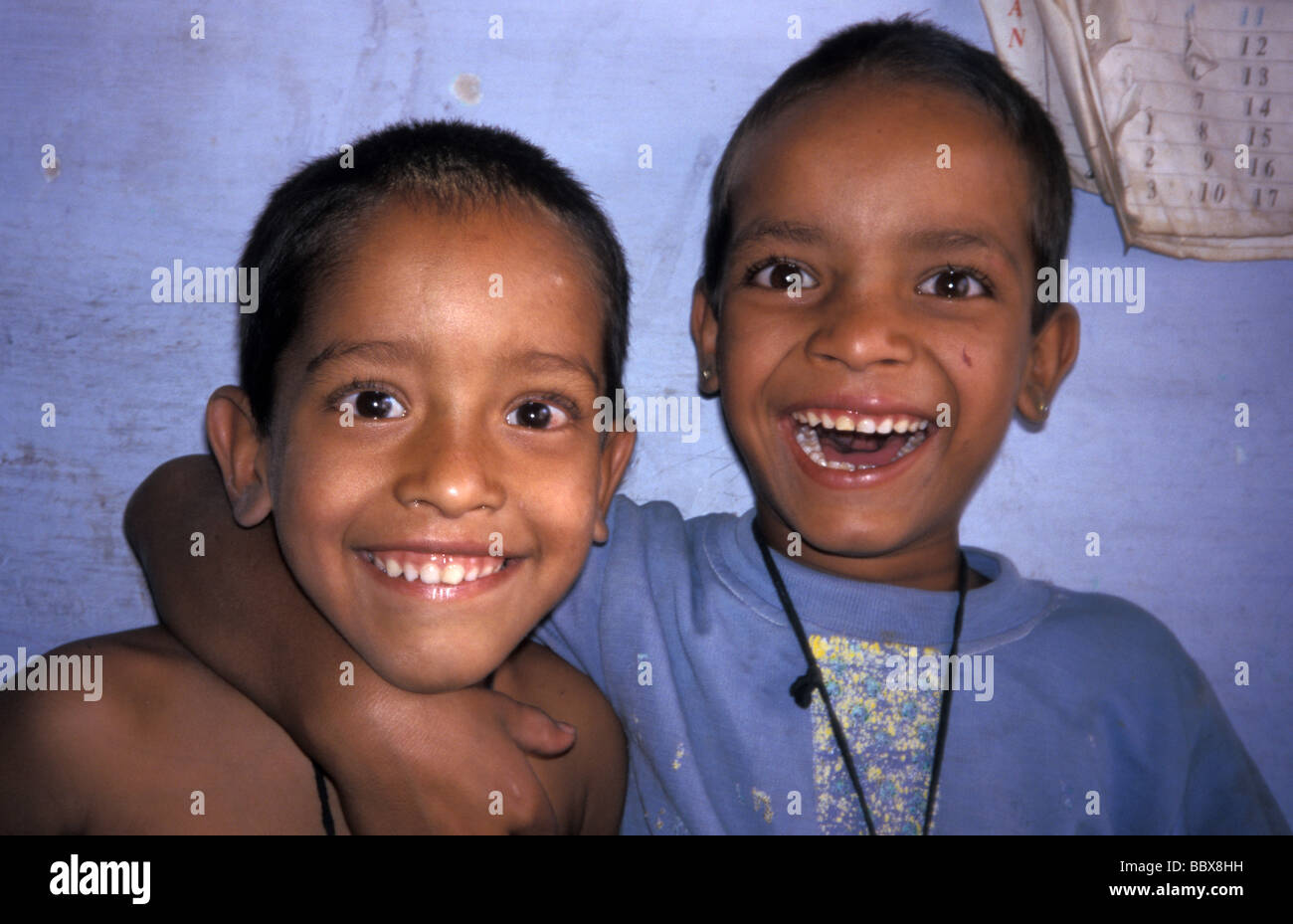 happy joyful smiling laughing grinning Rajasthani Indian brothers ...