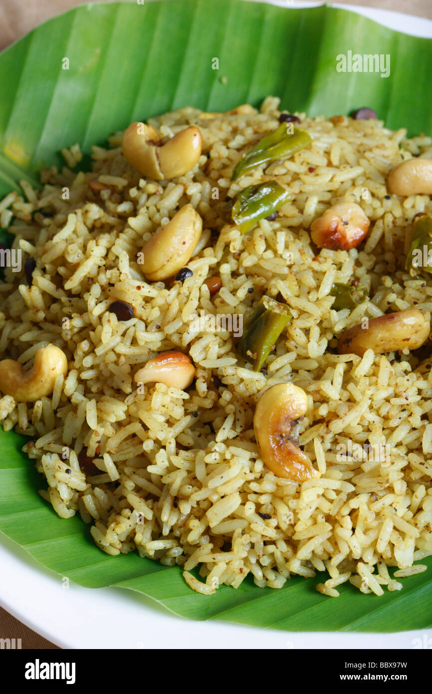 Puli sadam is rice based dish from Tamilnadu Stock Photo - Alamy