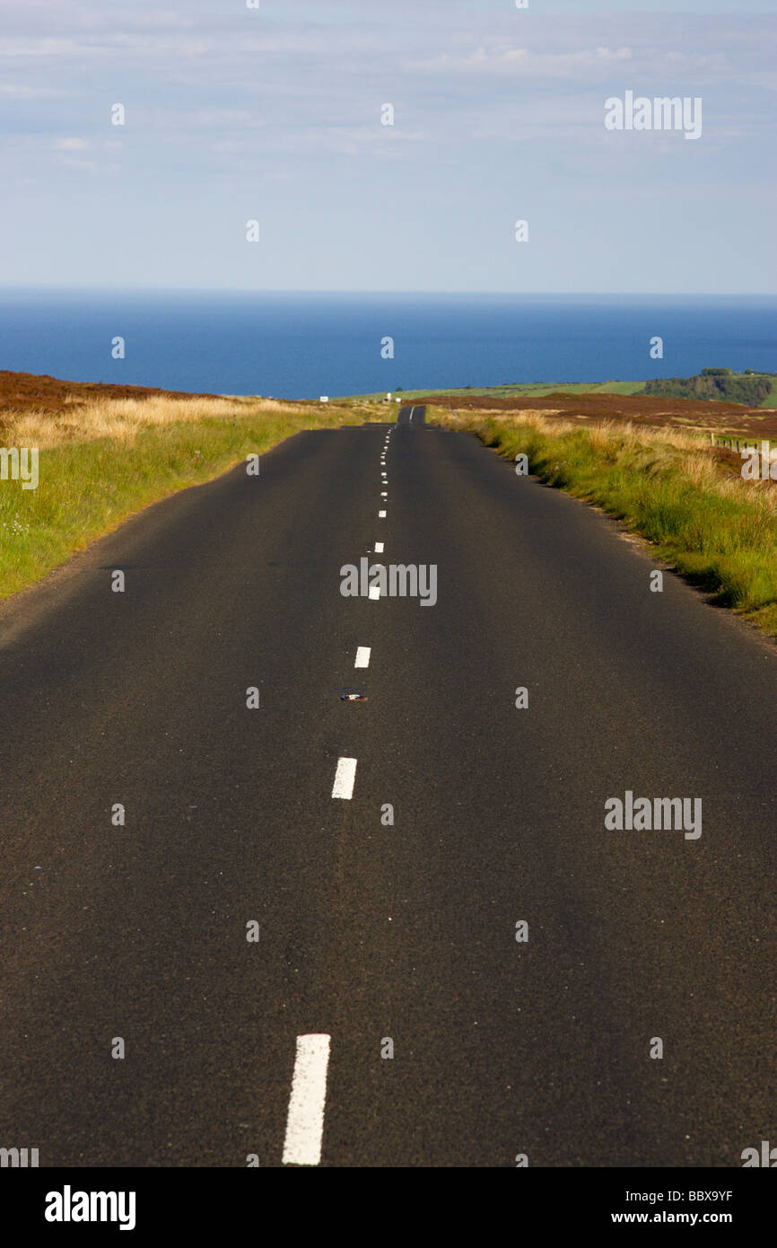antrim coastal road route over mountains on the antrim plateau county ...