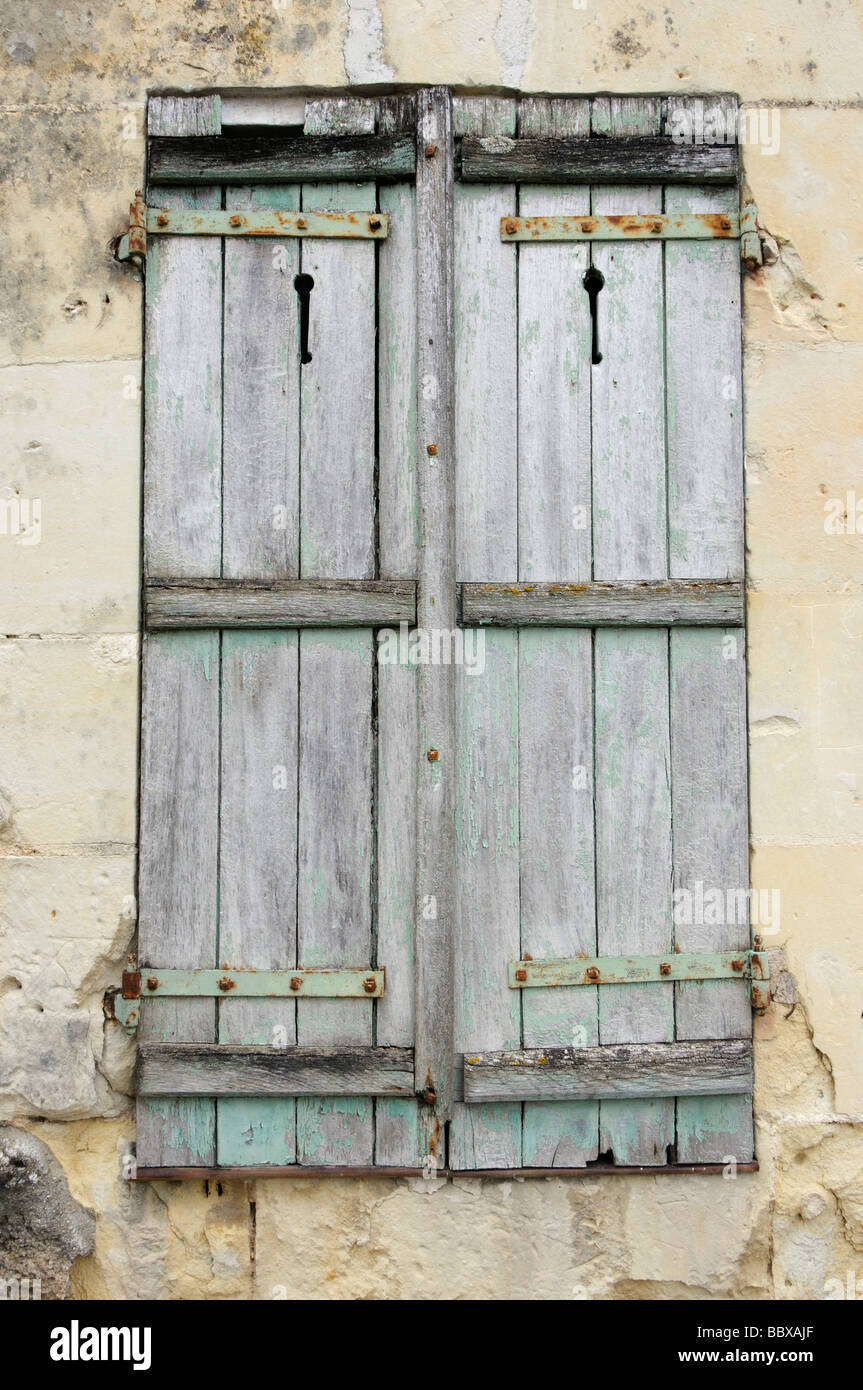 Old window shutters hi-res stock photography and images - Alamy