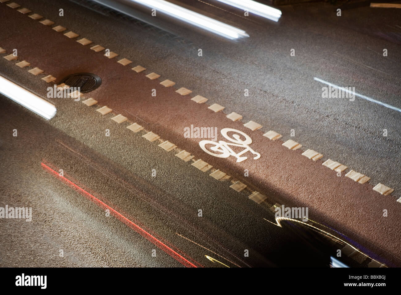 A road and a cycle path Stockholm Sweden Stock Photo - Alamy