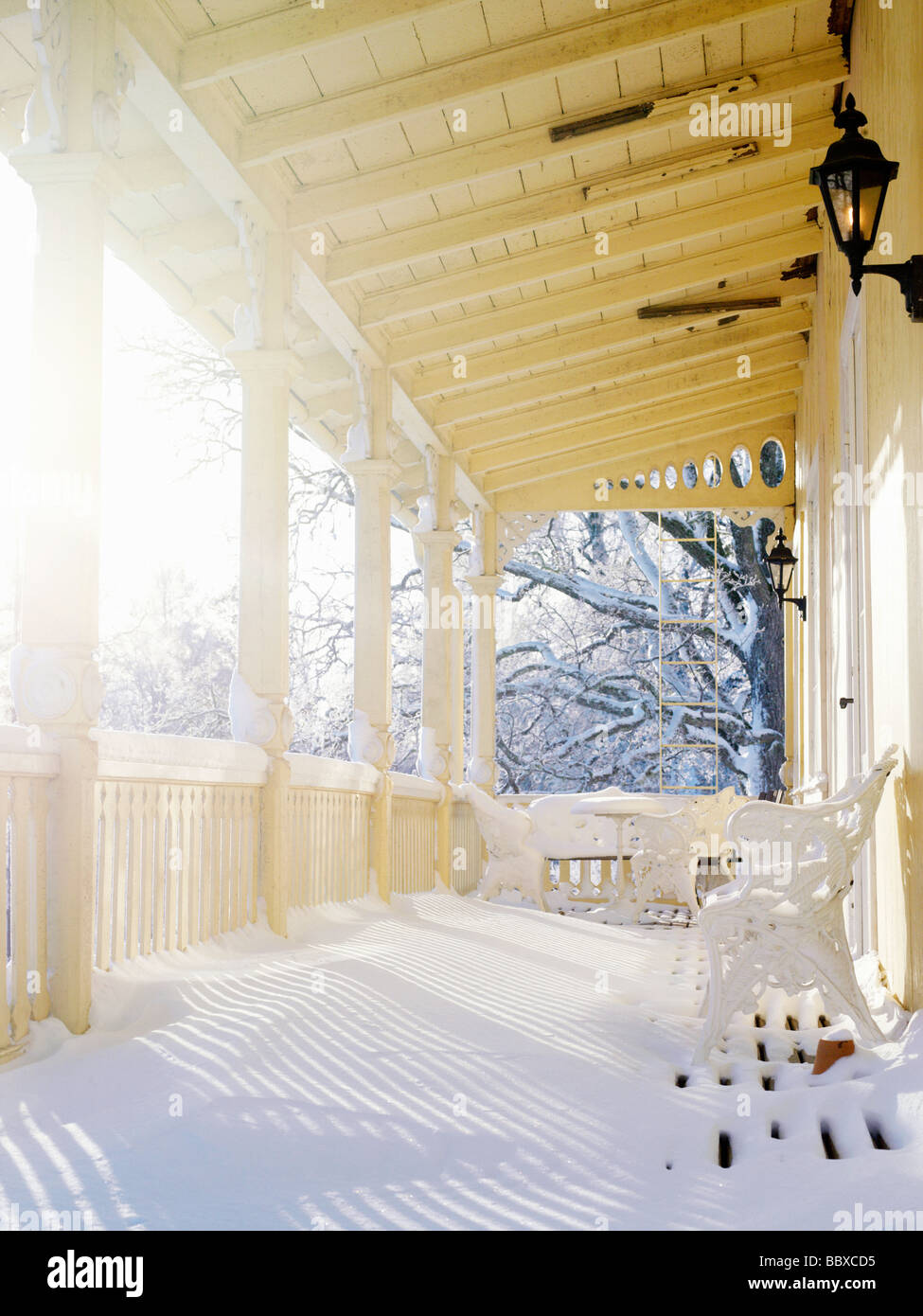 Veranda of a house hi-res stock photography and images - Alamy
