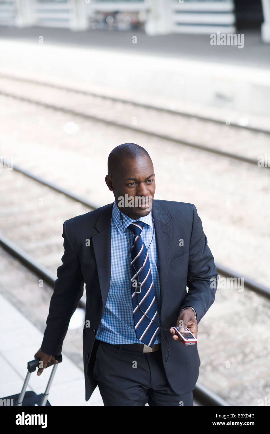 A businessman using a mobile phone Sweden Stock Photo - Alamy