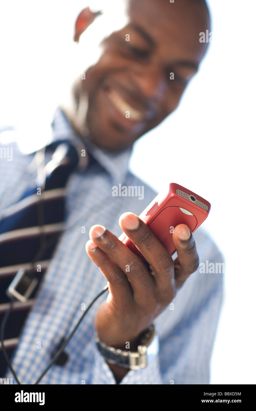 A businessman using a mobile phone Stockholm Sweden Stock Photo - Alamy