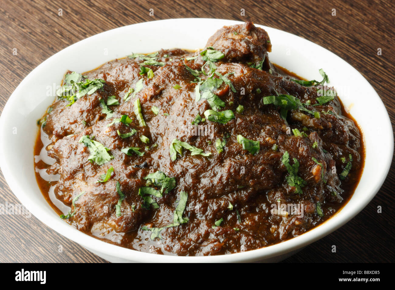 Kasha Mangsho is a traditional Bengali mutton curry Stock Photo - Alamy