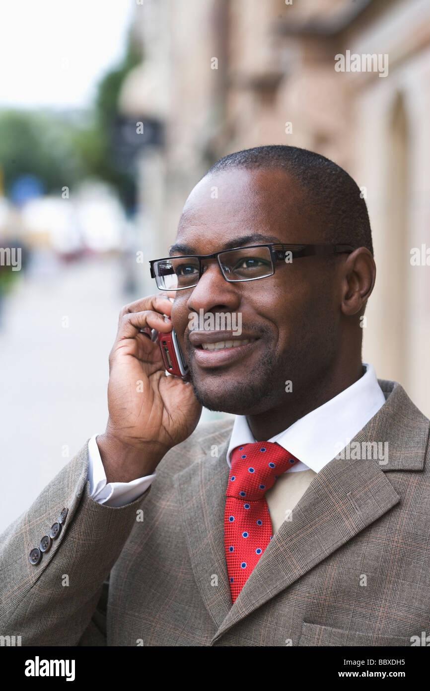 A man using a mobile phone Sweden Stock Photo - Alamy