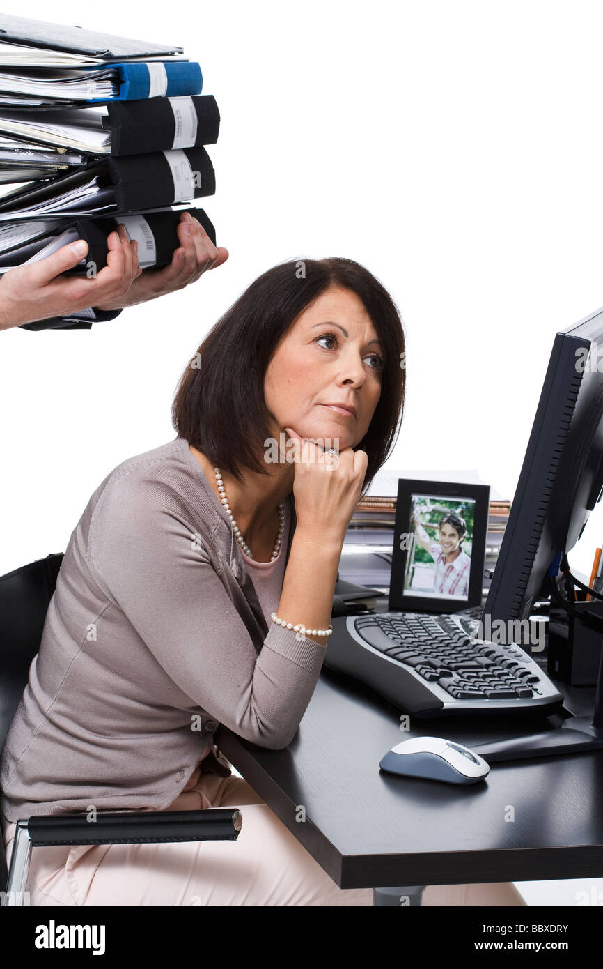 Woman ignored by men hi-res stock photography and images - Alamy