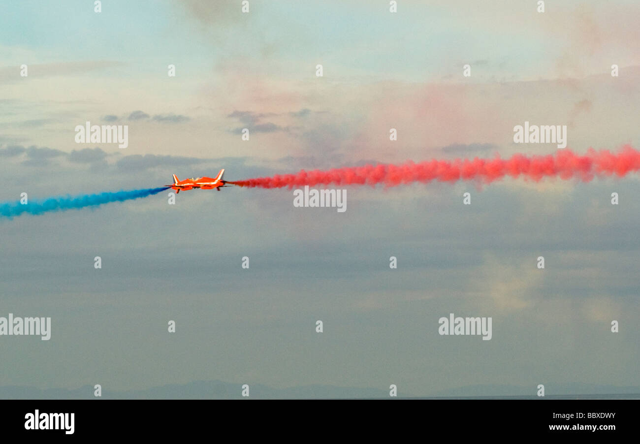 Red Arrows Isle of Man 2009 Stock Photo - Alamy