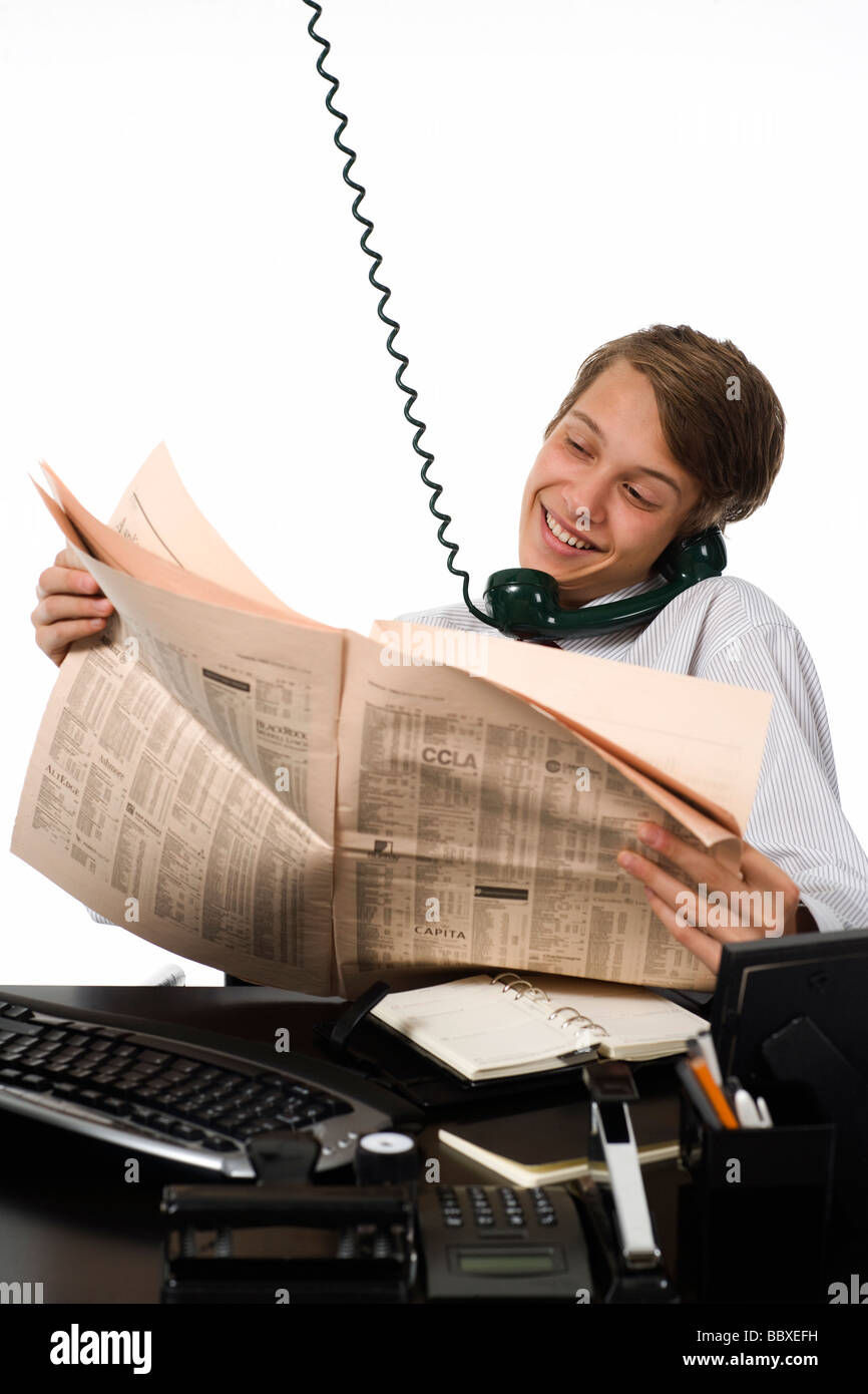 Paper boy and newspapers hi-res stock photography and images - Alamy