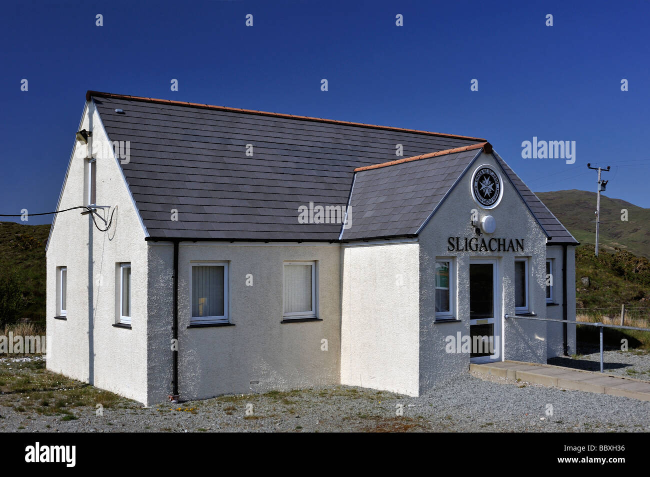 Skye Mountain Rescue base, Sligachan, Isle of Skye, Inner Hebrides ...