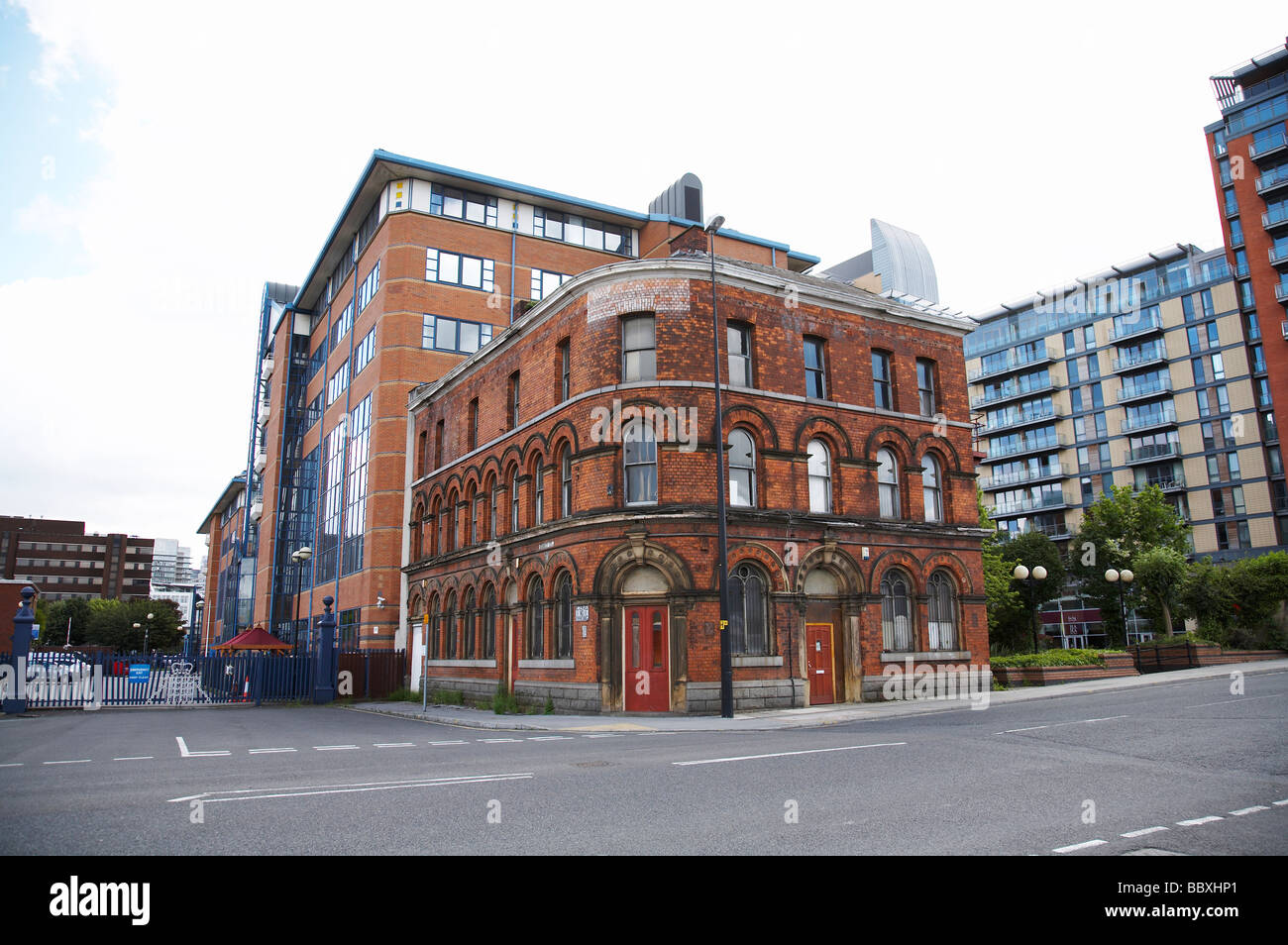 Riverside house in Manchester UK Stock Photo - Alamy