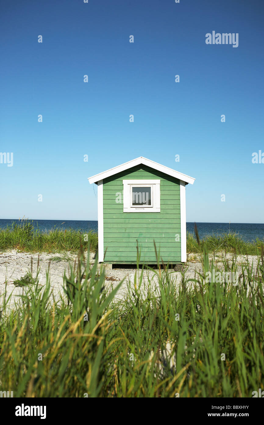Bathing hut Skane Sweden Stock Photo - Alamy
