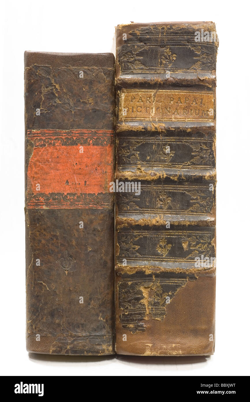 Old library historic books Cut Out Stock Images & Pictures - Alamy