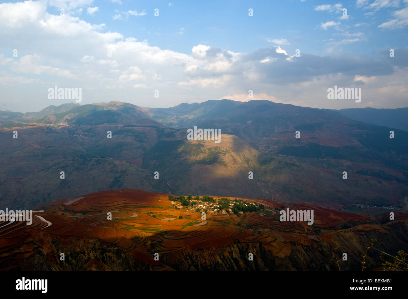 Agriculture in China: The Red Soil Area of Dongchuan is a high-altitude ...