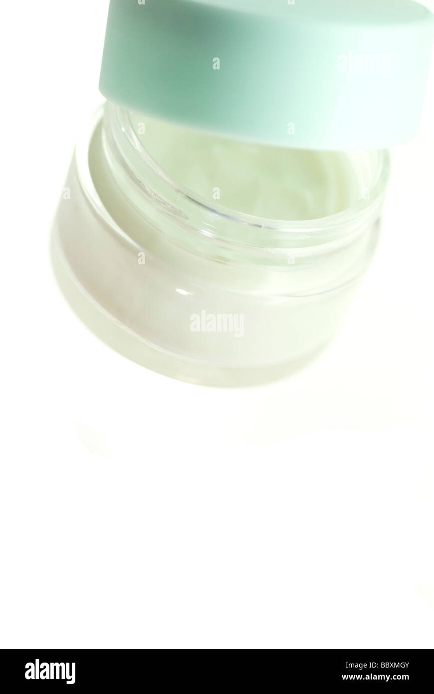 Beauty cream woman pot Cut Out Stock Images & Pictures - Alamy