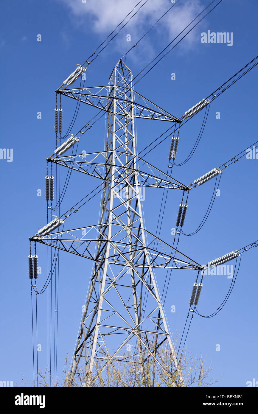 UK, England, Greater London, near Denham Country Park, High Voltage ...