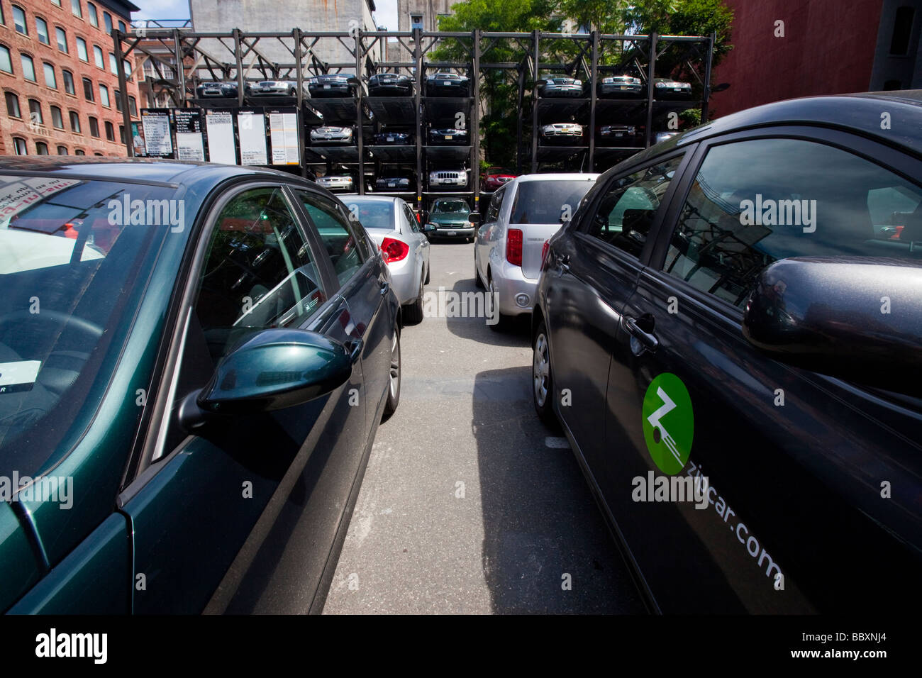 Zipcar parking lot hi-res stock photography and images - Alamy