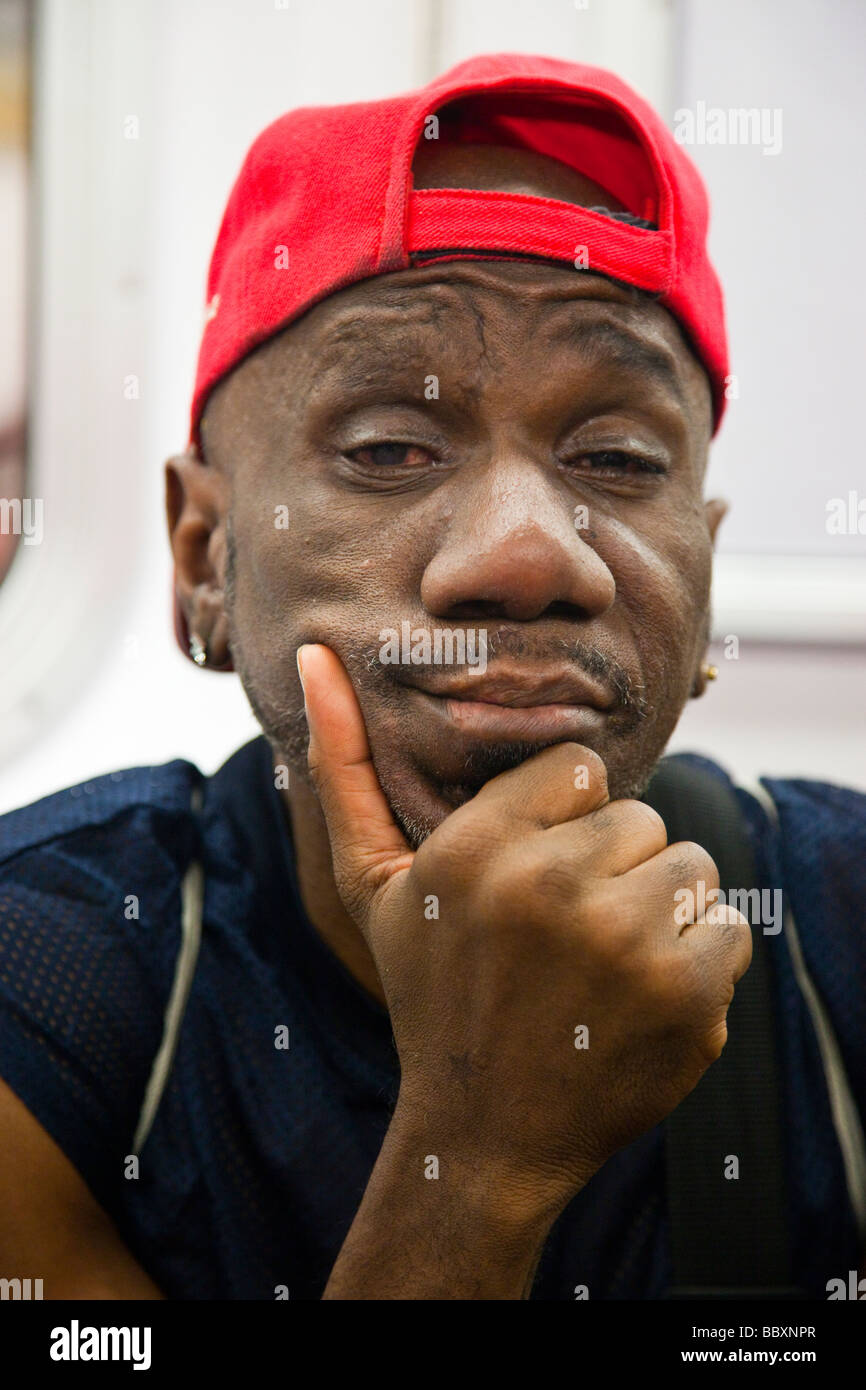African American Man in New York City Stock Photo - Alamy