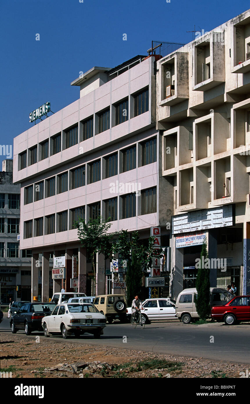 Pakistan Punjab Region Islamabad Blue Area Commercial center Stock ...