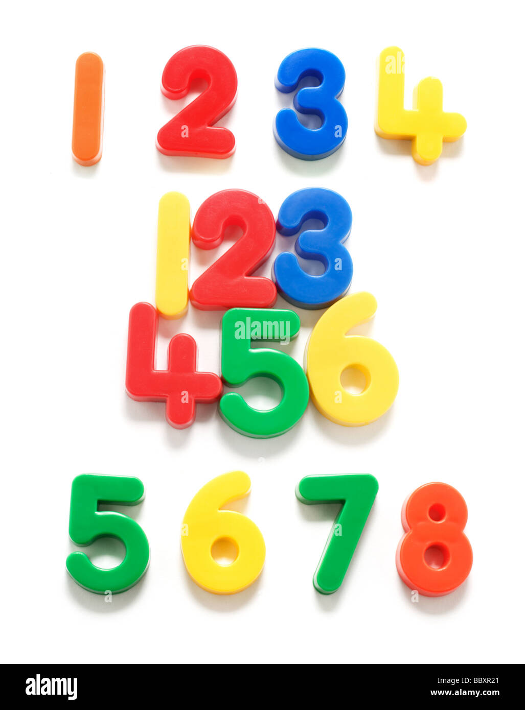 Vertical numbers Cut Out Stock Images & Pictures - Alamy