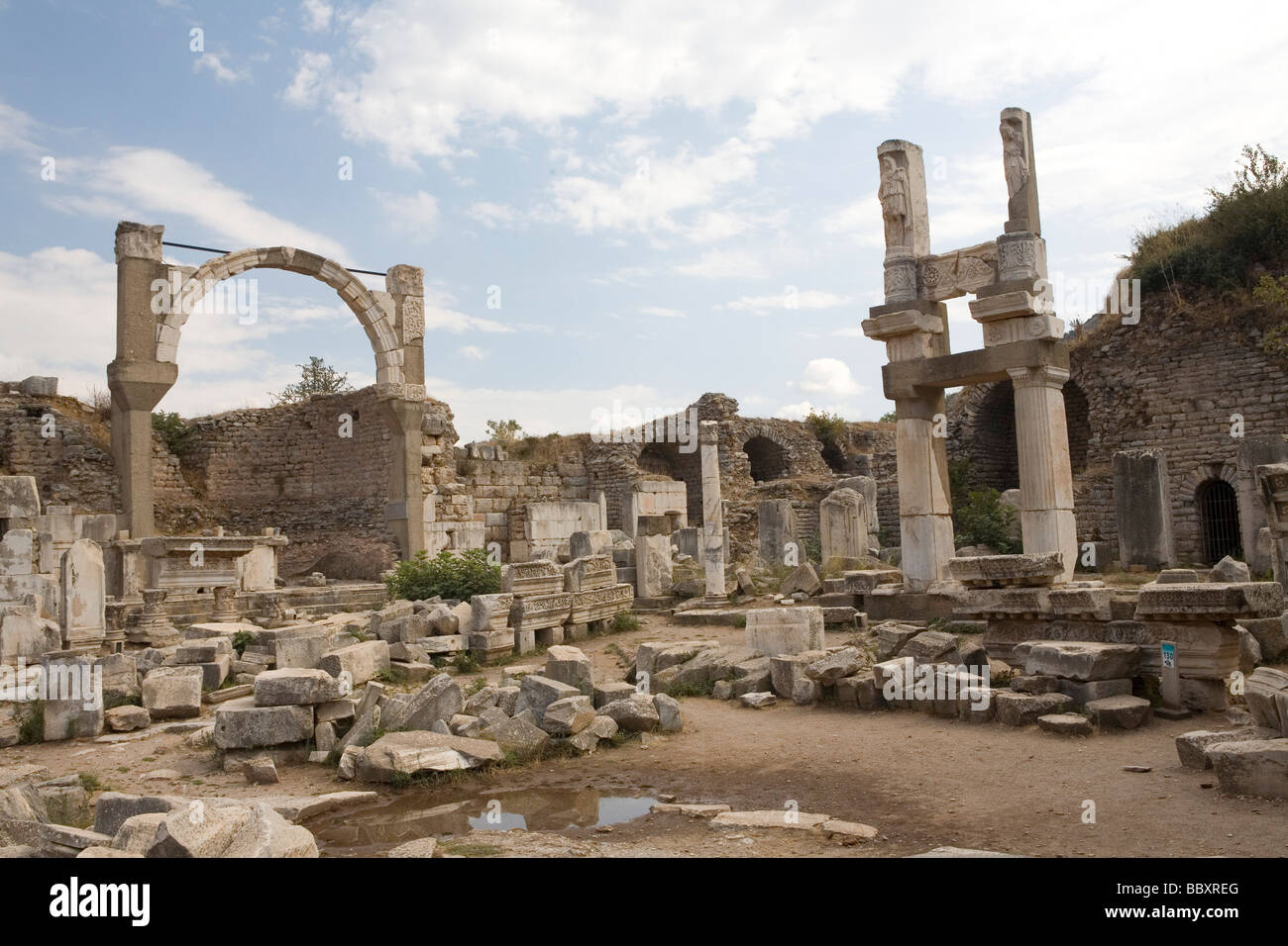 The Roman ruins of the city of Ephesus in Turkey Stock Photo - Alamy