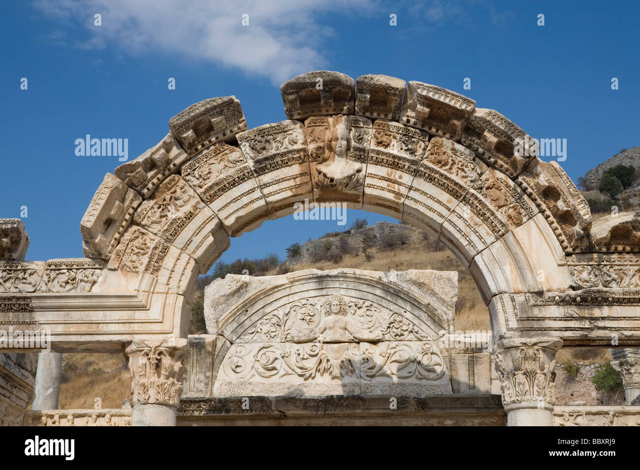 The Roman ruins of the city of Ephesus in Turkey Stock Photo - Alamy