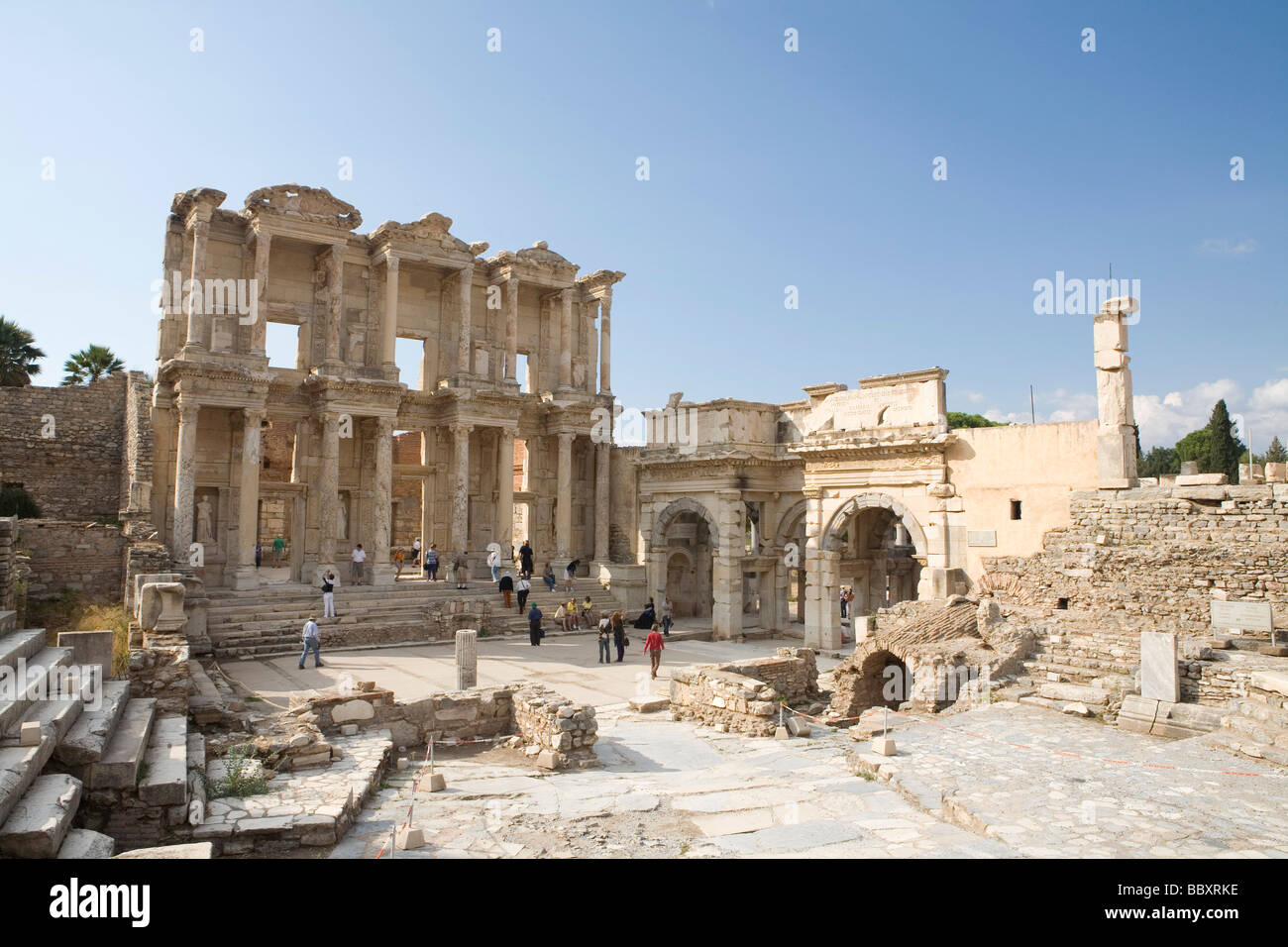 The Roman ruins of the city of Ephesus in Turkey Stock Photo - Alamy