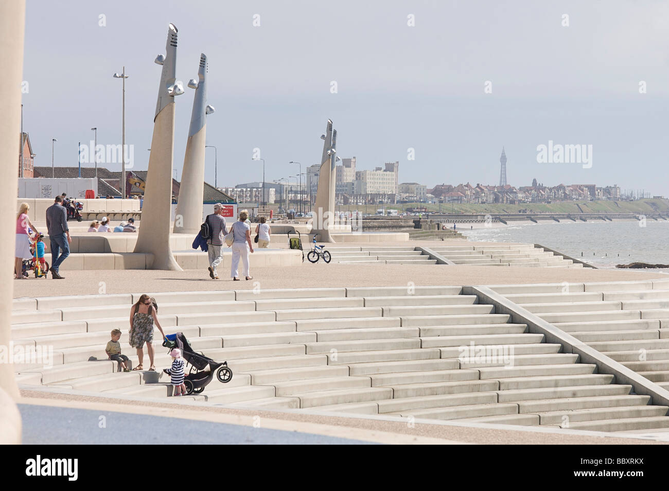 Cleveleys seafront hi-res stock photography and images - Alamy