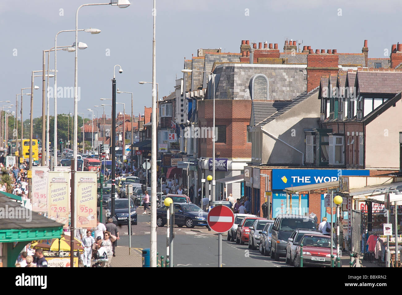 Cleveleys beach and promenade Stock Photo - Alamy